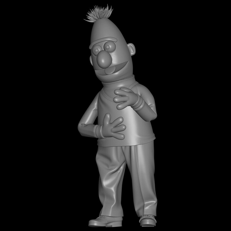 Bert From Sesame Street STL File for 3D Printing - Etsy
