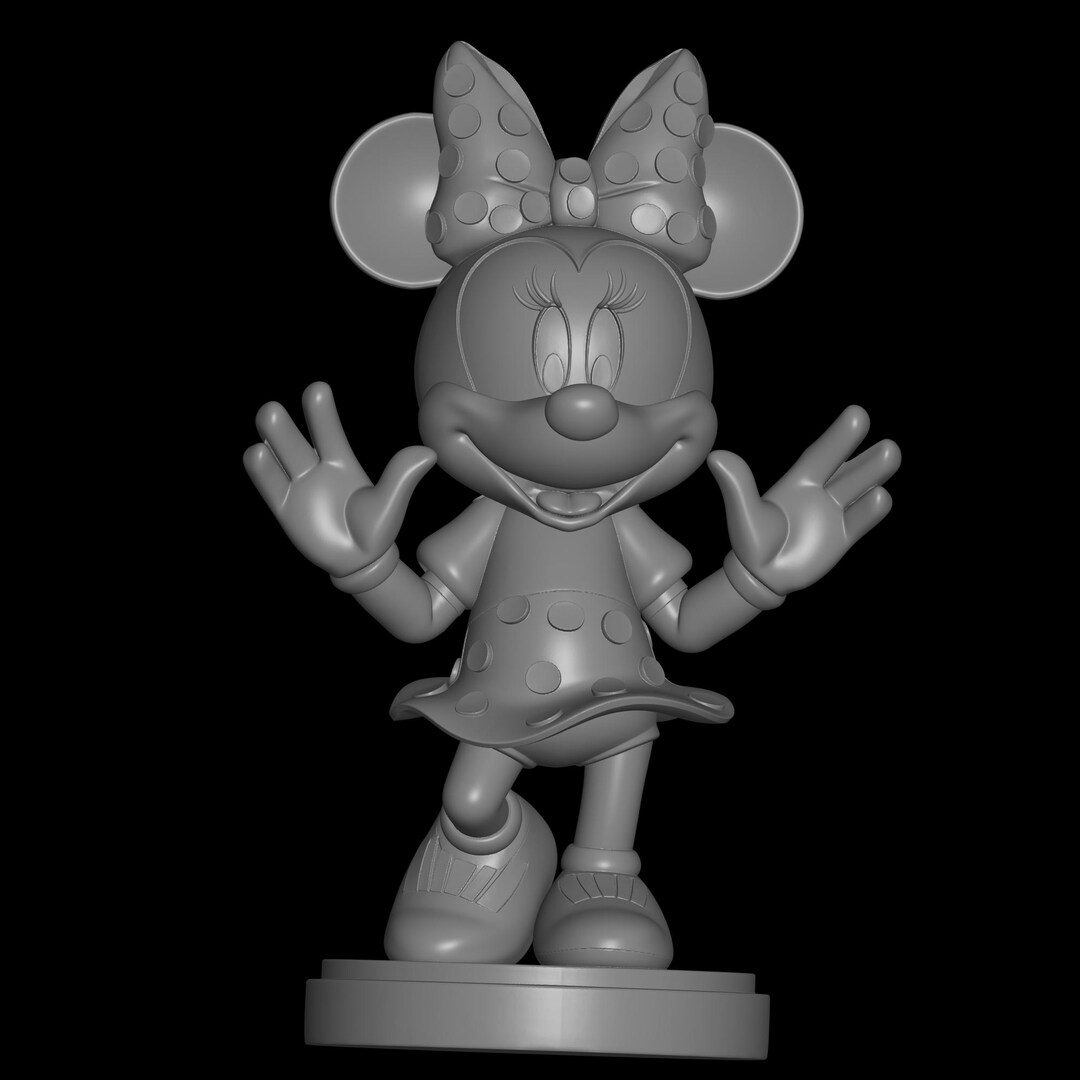 Minnie Mouse STL File for 3D Printing - Etsy