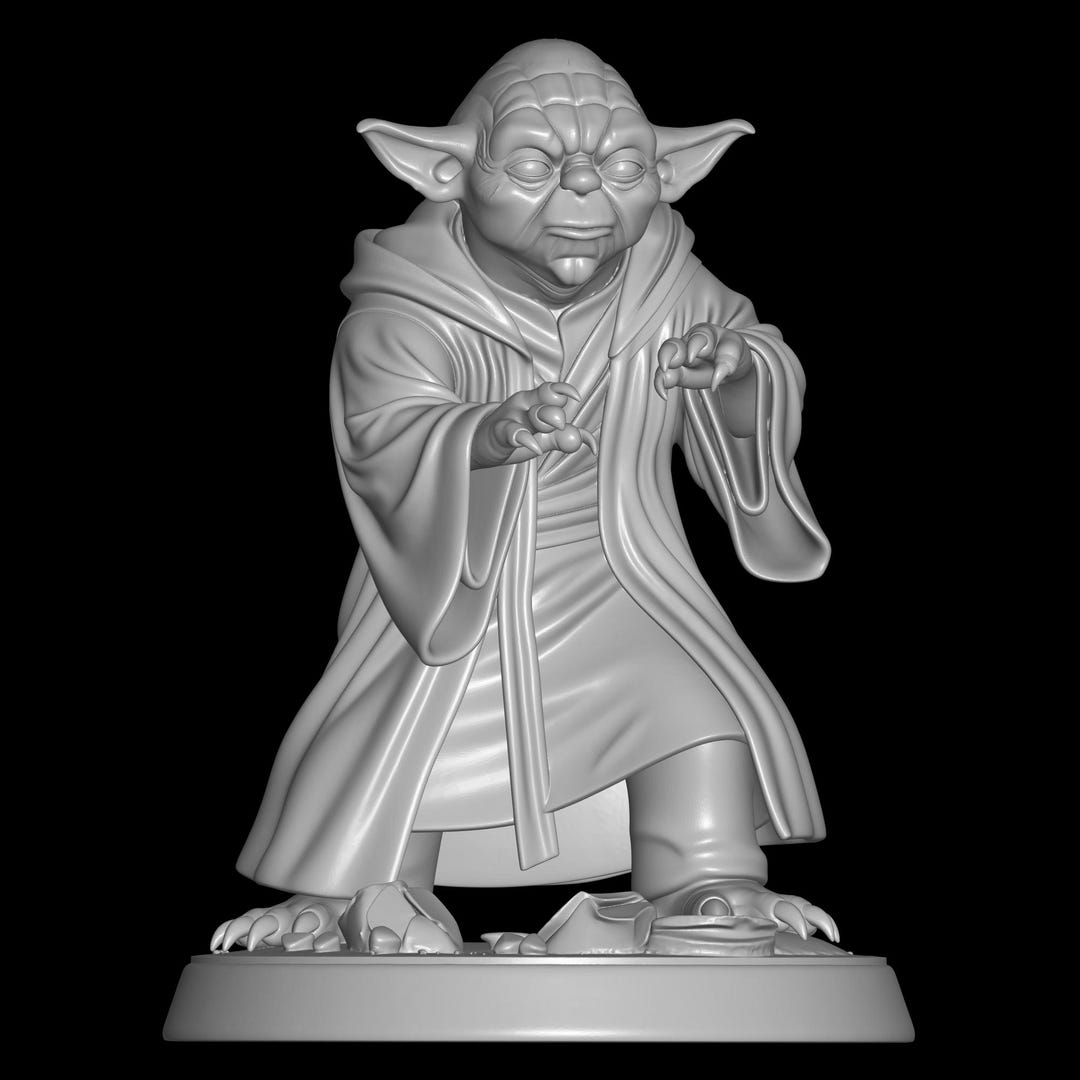 Star Wars Yoda1 STL File for 3D Printing - Etsy