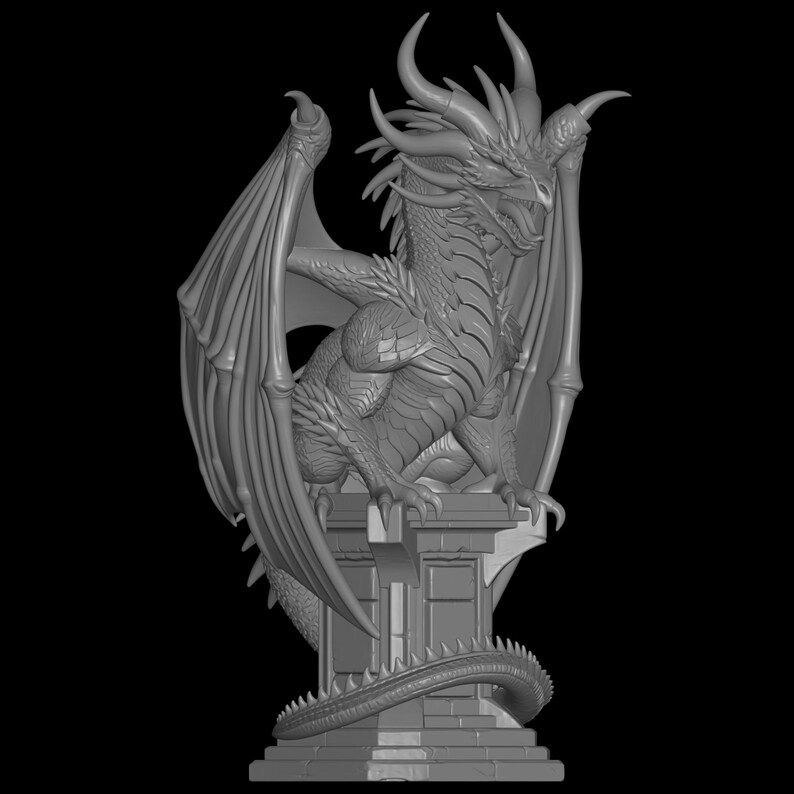 Dragon STL File for 3D Printing - Etsy