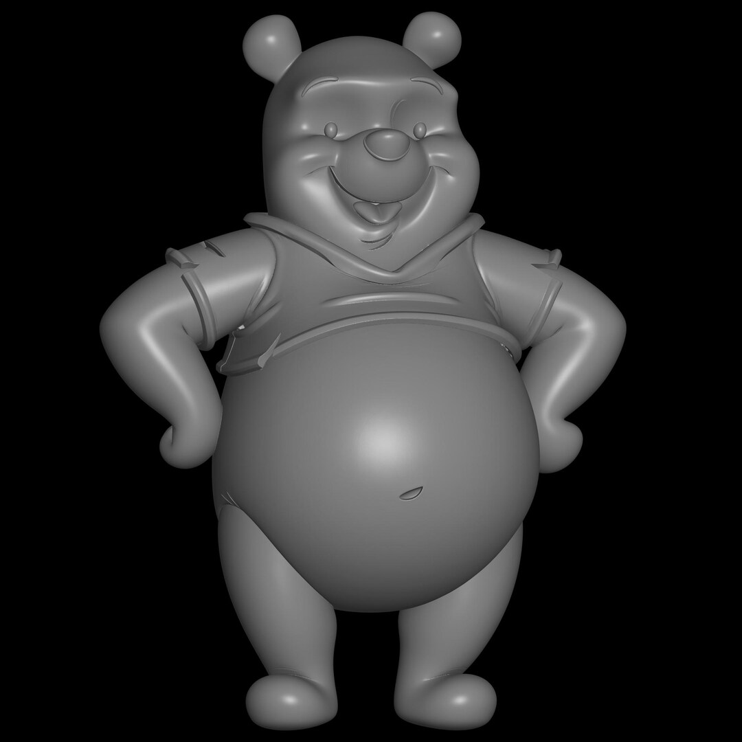 Fat Winnie the Pooh STL File for 3D Printing - Etsy