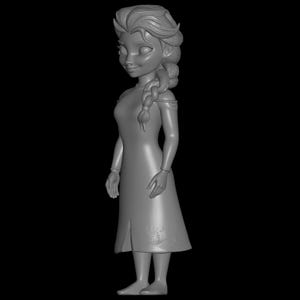Disney Elsa STL File for 3D Printing - Etsy