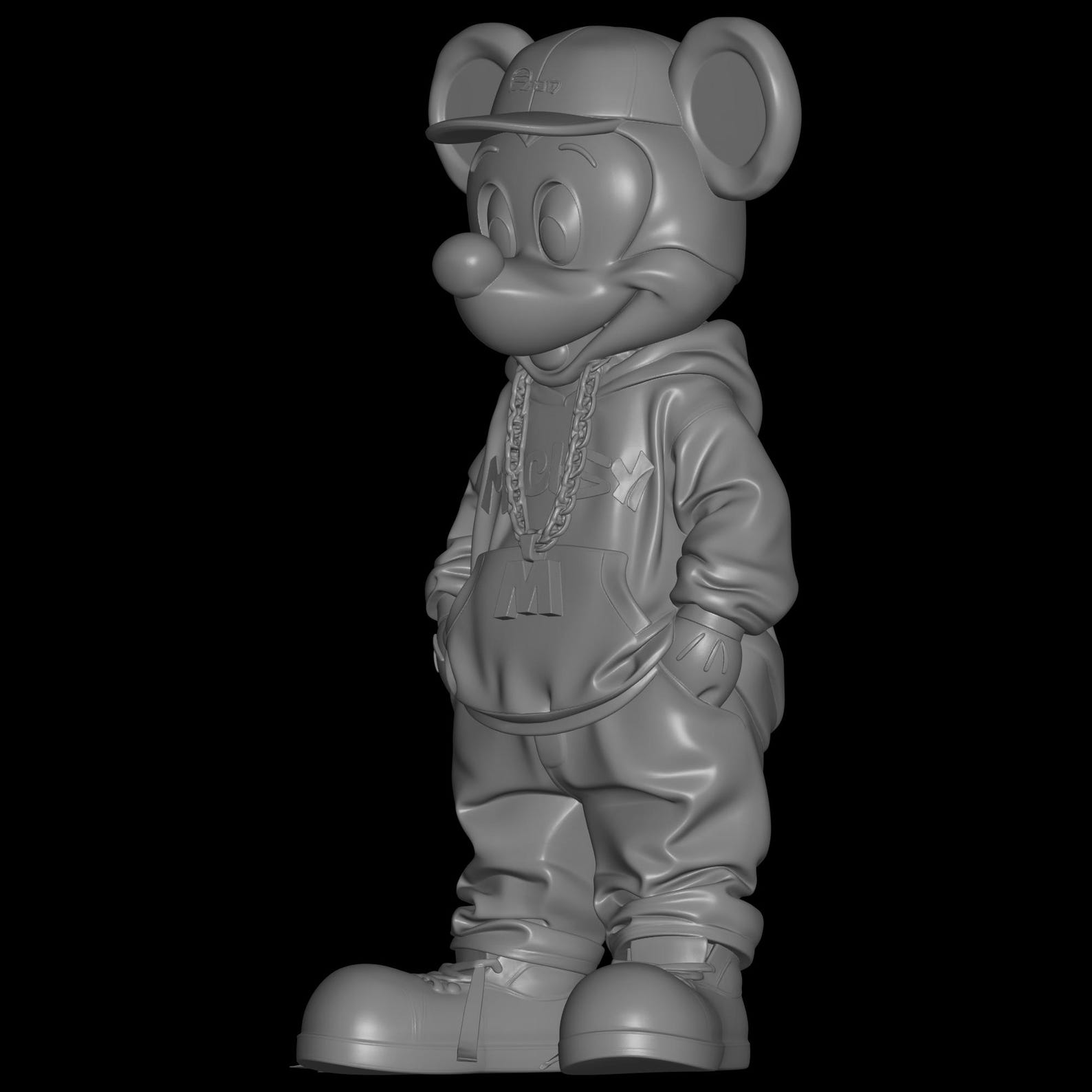 R&B Mickey Mouse STL File for 3D Printng - Etsy