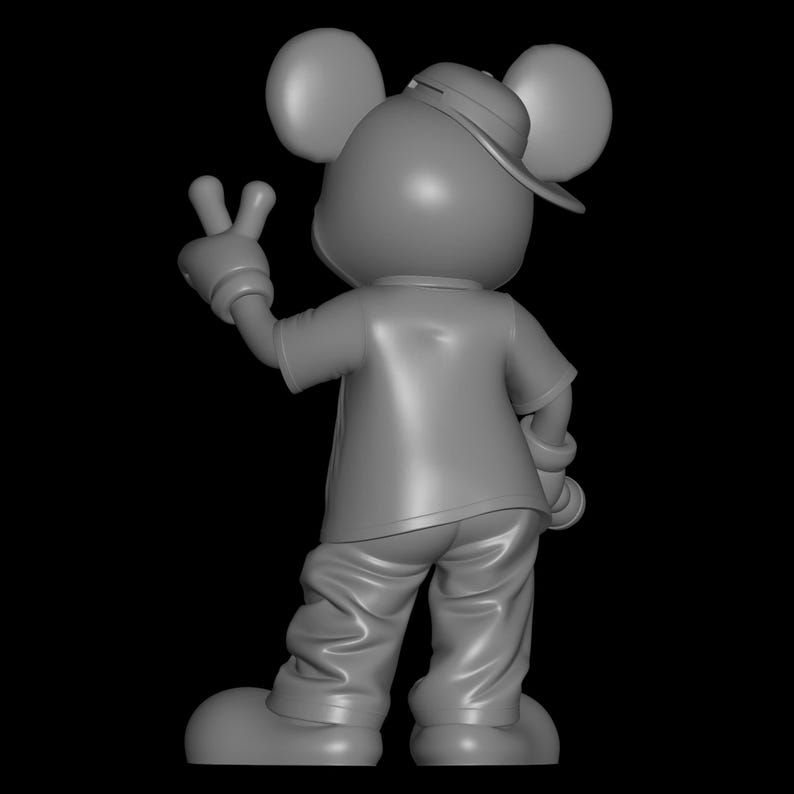 Hip Hop Mickey Mouse STL File for 3D Printng - Etsy