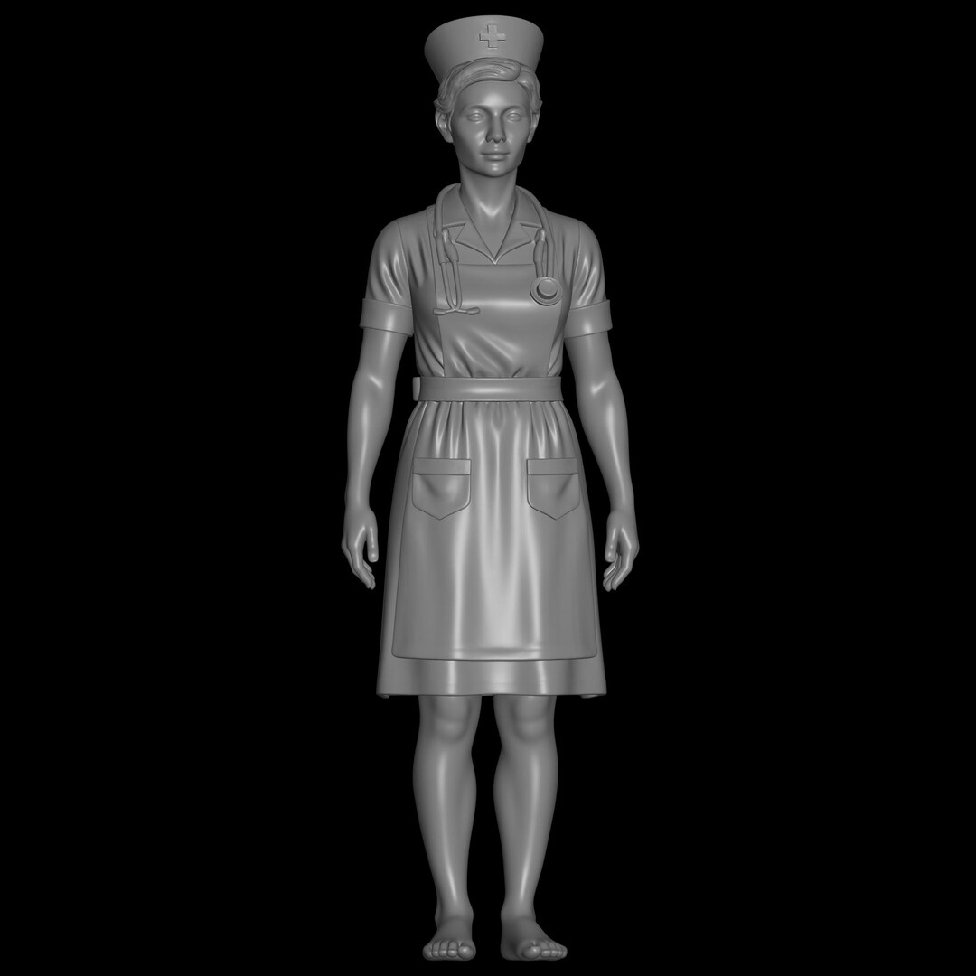 Nurse Figure STL File | Dapper 3D Print Model - Etsy UK