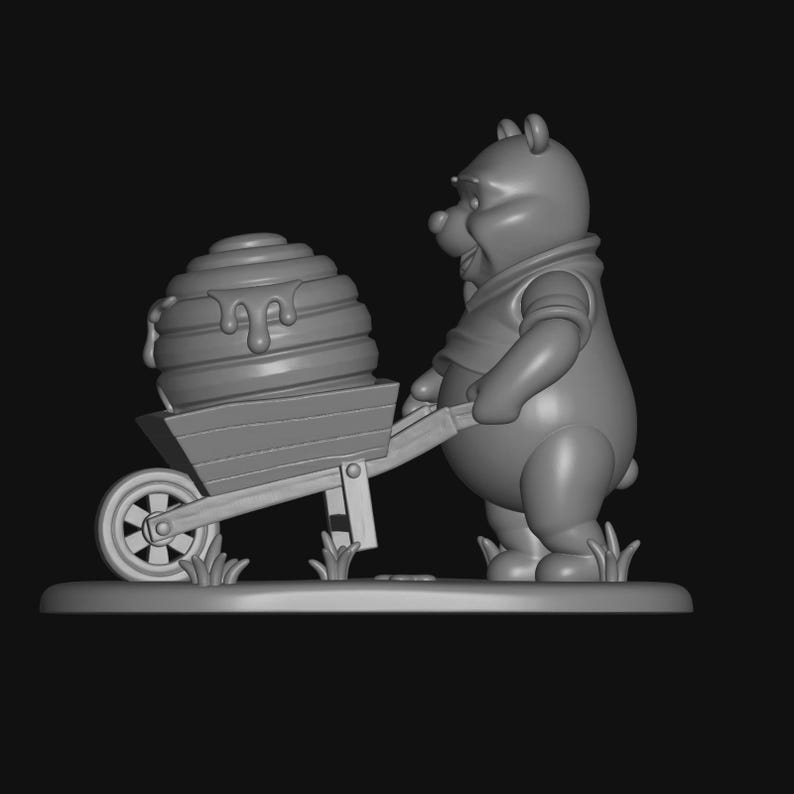 Winnie the Pooh1 STL File for 3D Printing - Etsy