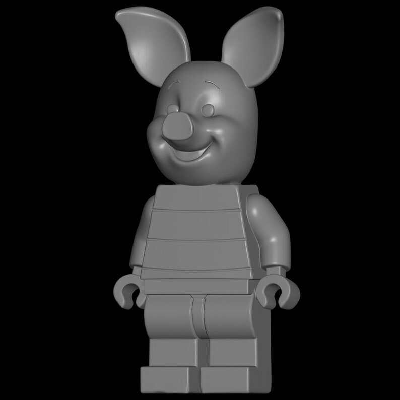 Piglet From Winnie the Pooh STL File for 3D Printing - Etsy