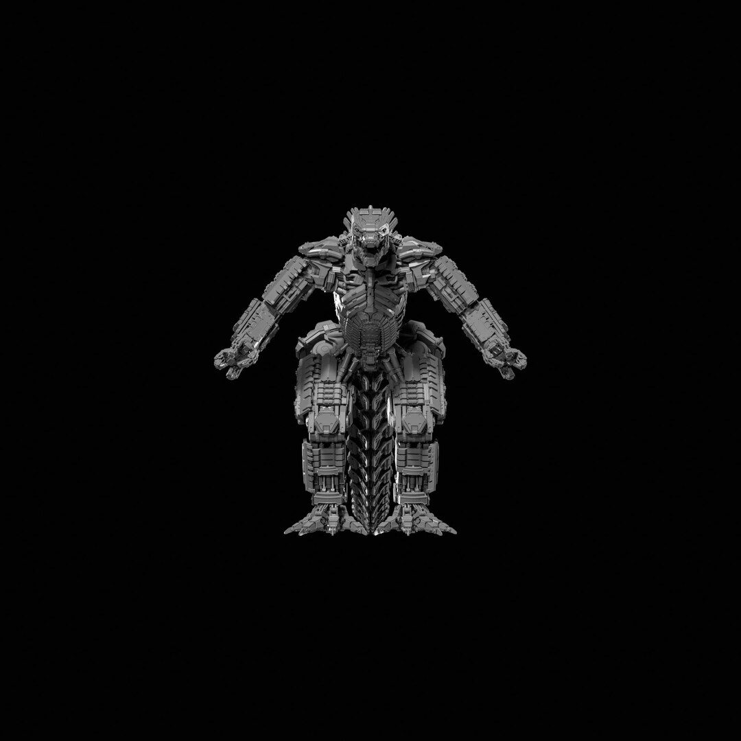 Mechagodzilla STL File for 3D Printing - Etsy
