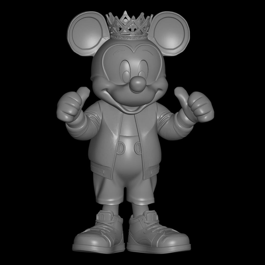 Mickey Mouse1 STL File for 3D Printing - Etsy