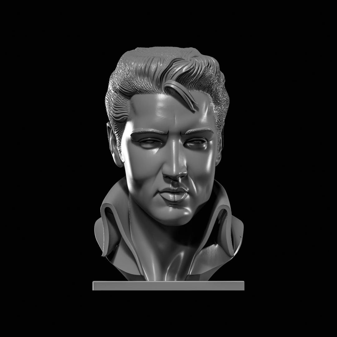 Elvis Bust STL File for 3D Printing - Etsy
