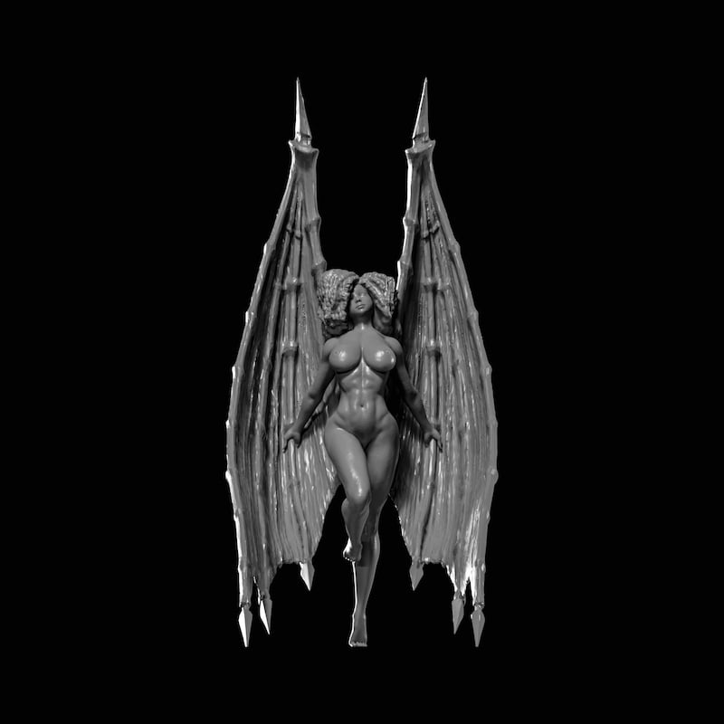 Naked Devil Art - Etsy