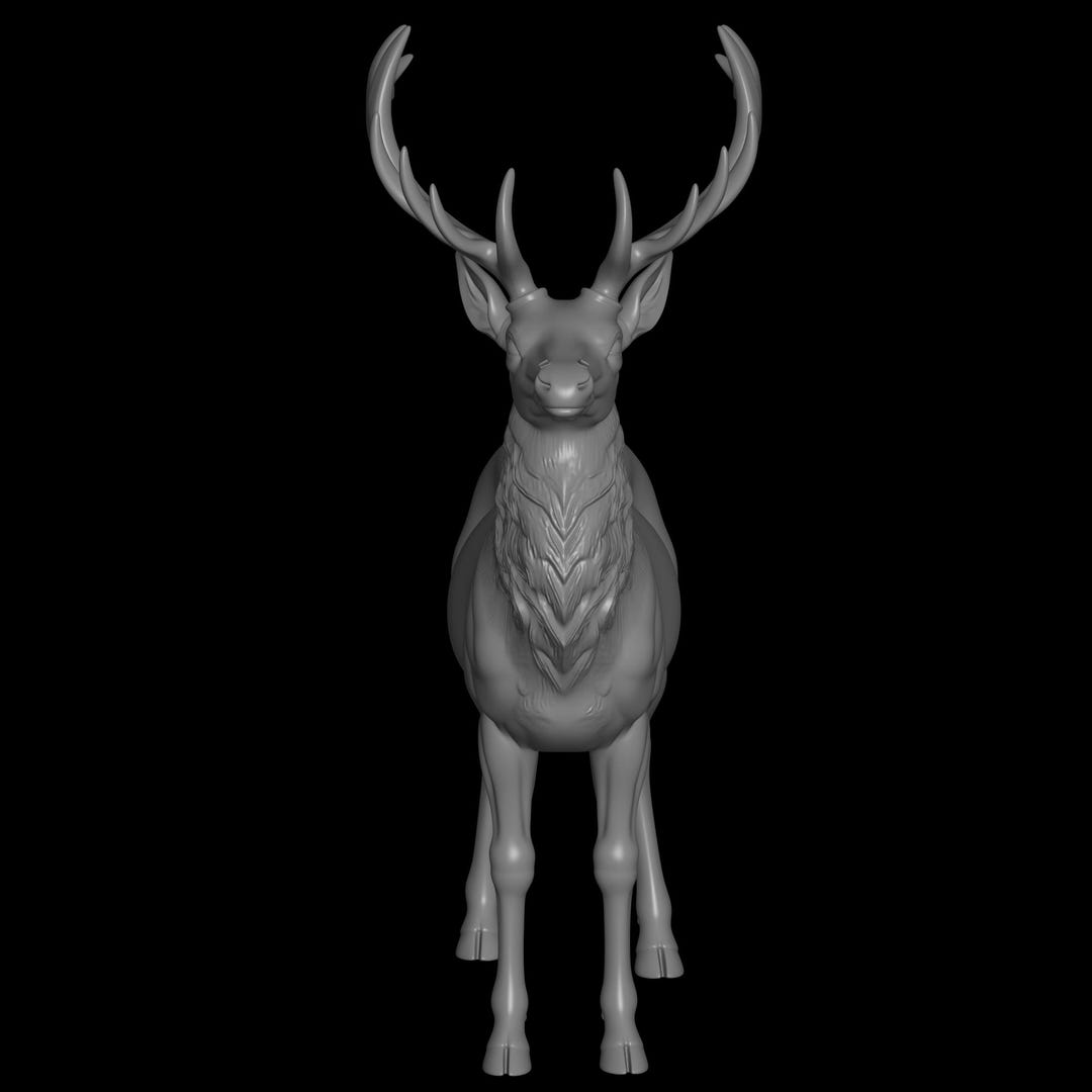 Deer Figure STL File for 3D Printing - Etsy