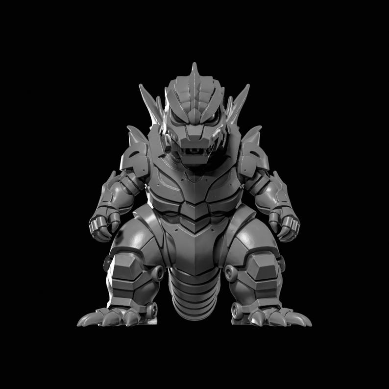 Stylized Mecha Godzilla STL File for 3D Printing - Etsy