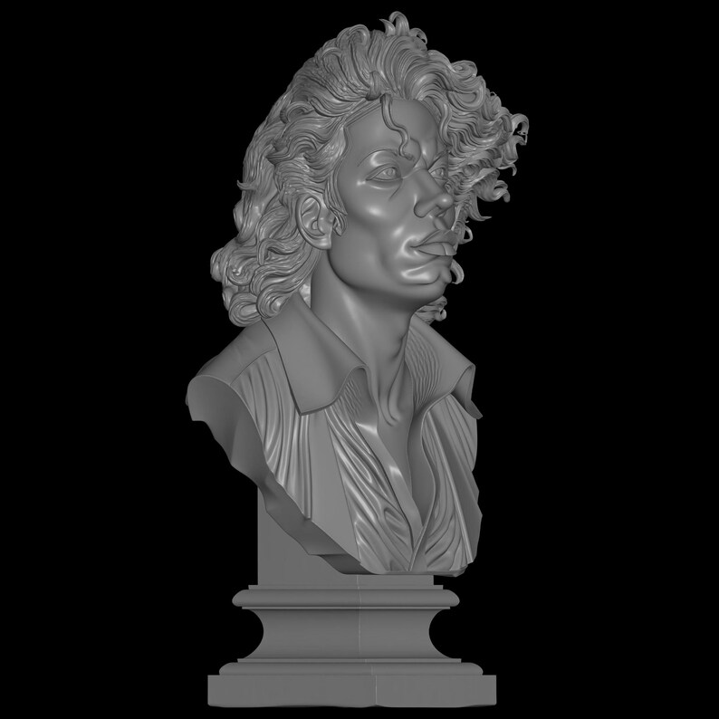 MJ King of Pop Decor STL File for 3D Printing - Etsy