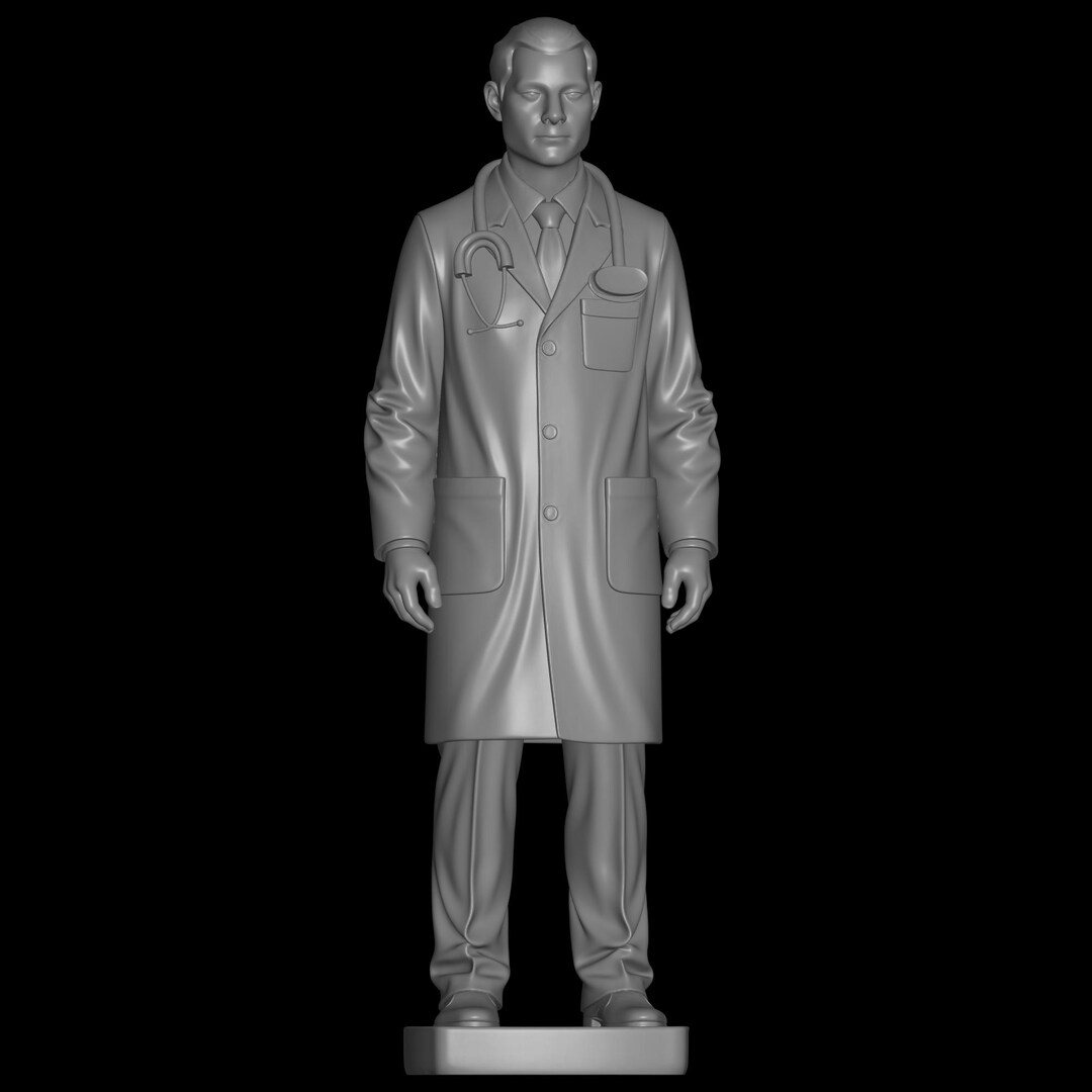 Doctor Figure STL File | Dapper 3D Print Model - Etsy