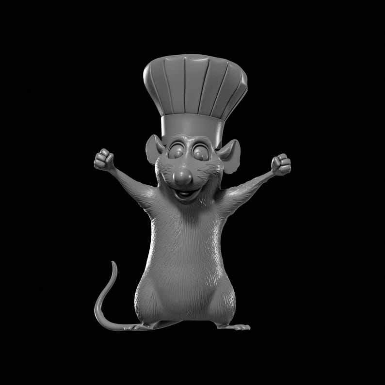 Disney Remy Ratatouille STL File for 3D Printing - Etsy