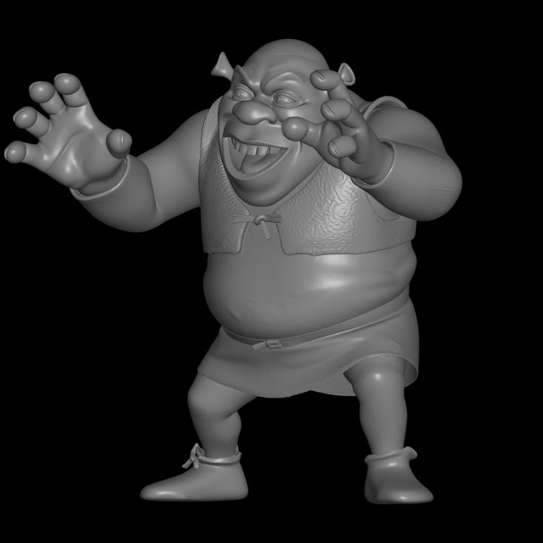 Shrek STL File for 3D Printing - Etsy