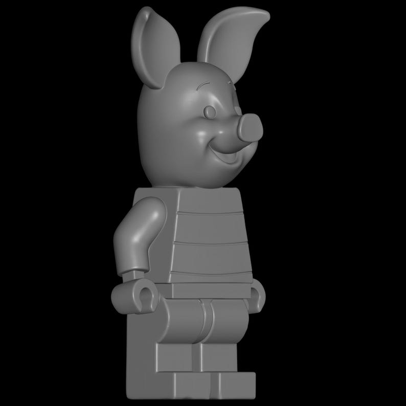 Piglet From Winnie the Pooh STL File for 3D Printing - Etsy