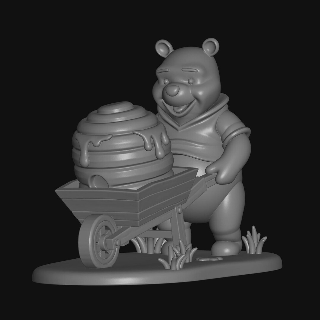 Winnie the Pooh1 STL File for 3D Printing - Etsy