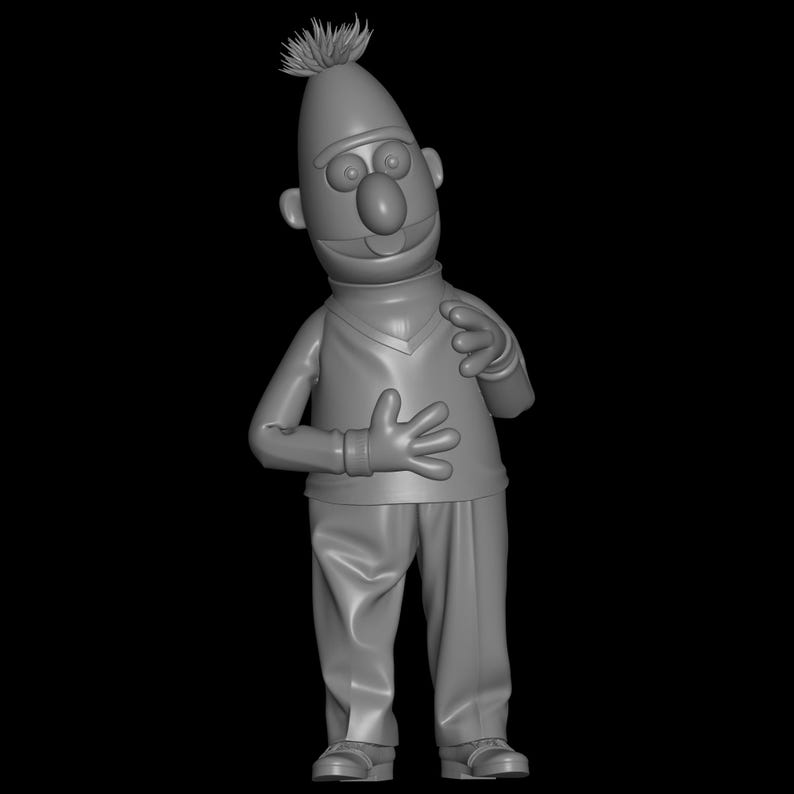 Bert From Sesame Street STL File for 3D Printing - Etsy