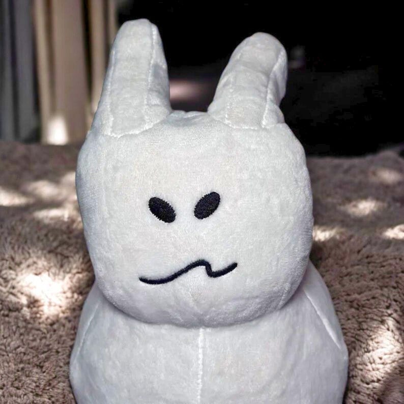 Gubby Plushie Roblox Meme Rabbit Plush Forsaken - Etsy