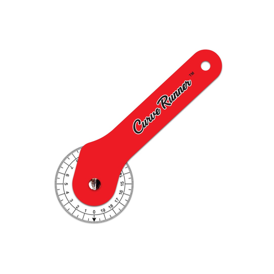 20cm Acrylic Curve Runner: Rolling Ruler for Sewing, Drafting, Piping ...