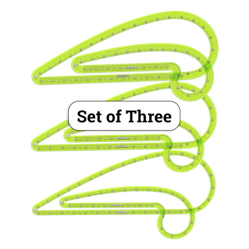 French Ruler Template - Etsy