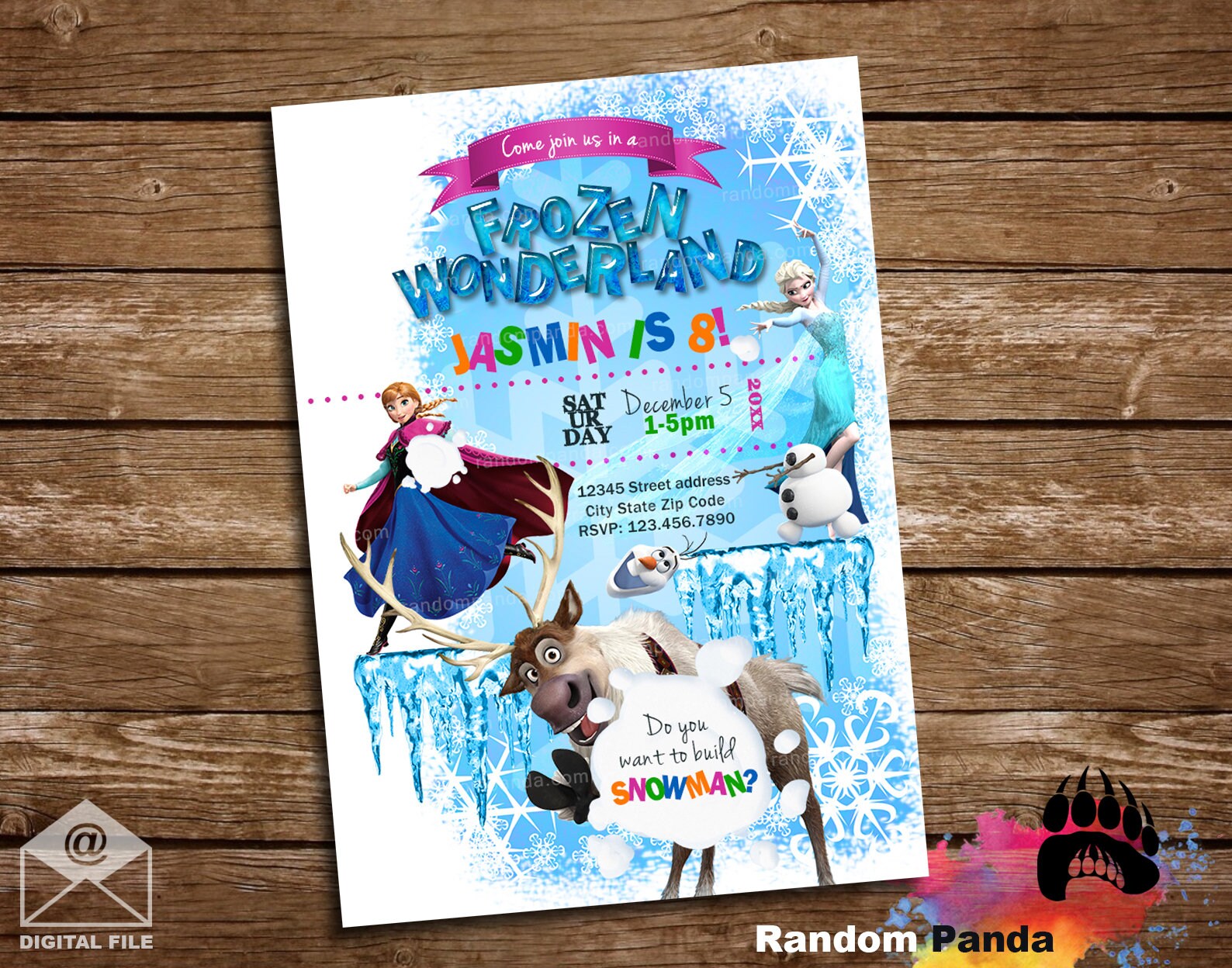 Order Frozen Invitations