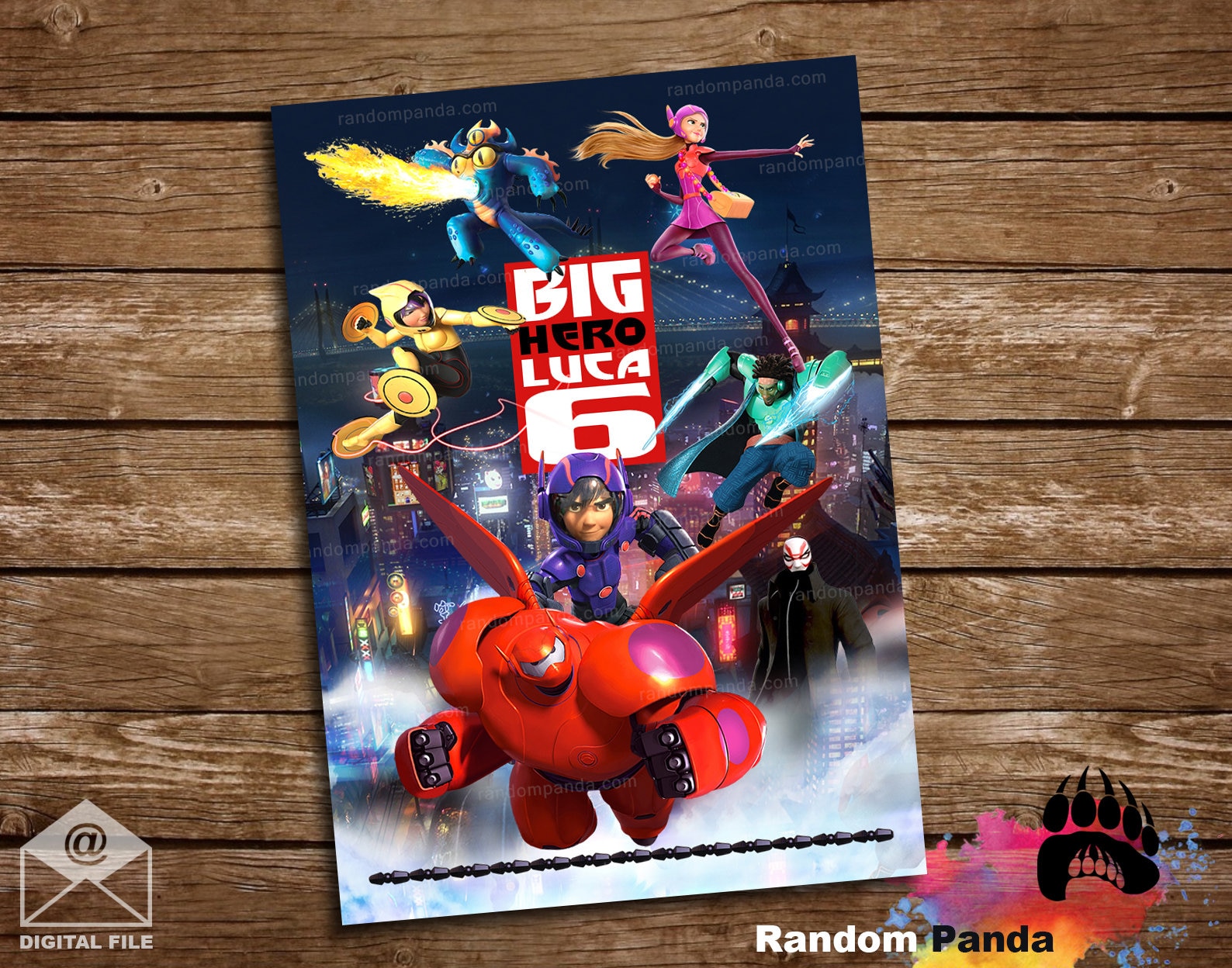 Big Hero 6 Movie Poster Baymax