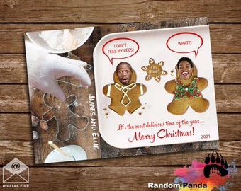 Digital Delivery Funny Gingerbread House Christmas Card - Etsy