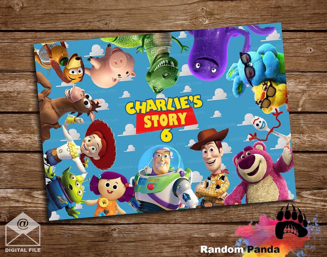 DIGITAL FILE, Buzz Lightyear Portrait Poster, Toy Story Woody Birthday ...