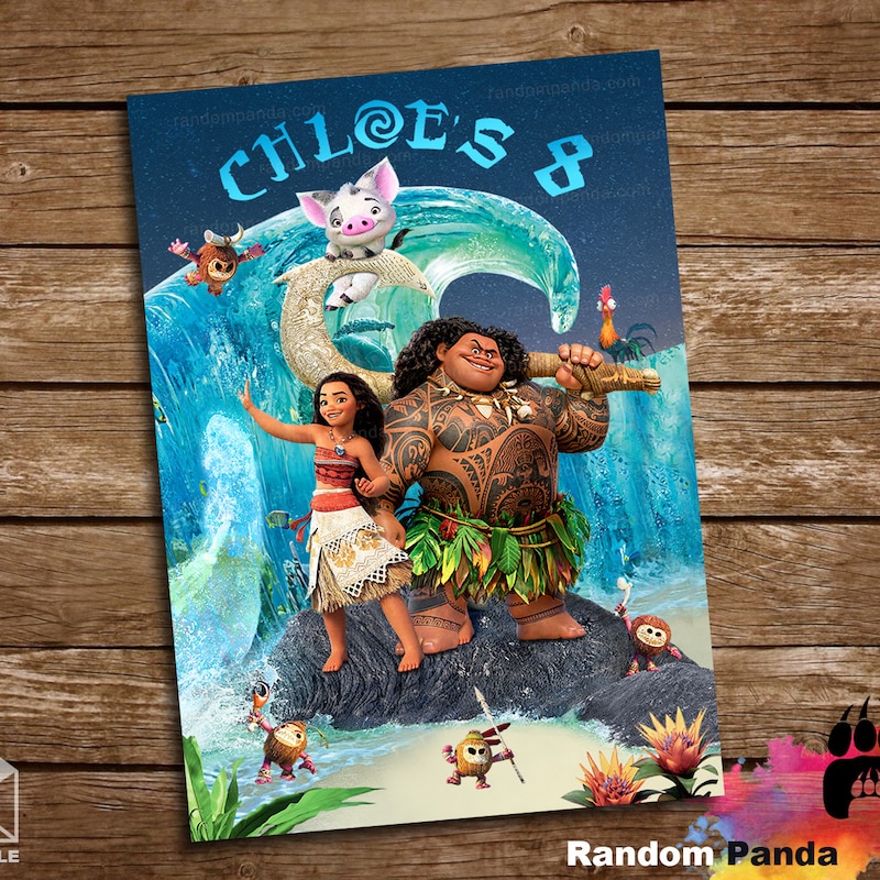 Moana Backdrop - Etsy