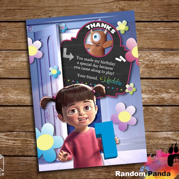 Monster Inc Birthday Card - Etsy