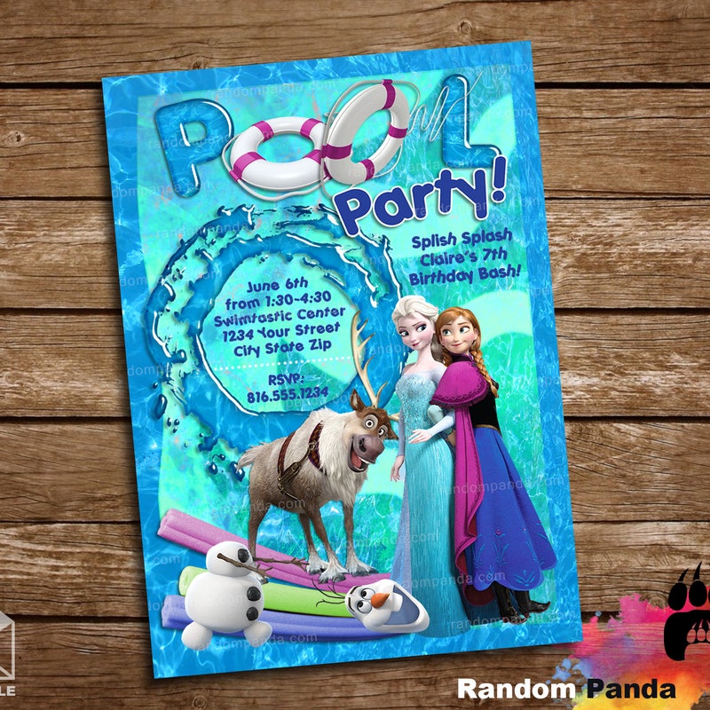 Frozen Pool Party - Etsy