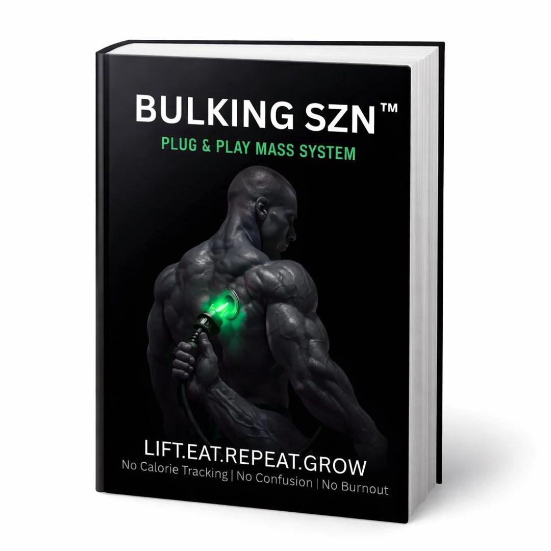Bulking Guide PDF for Men | No Calorie Tracking Muscle Building System ...