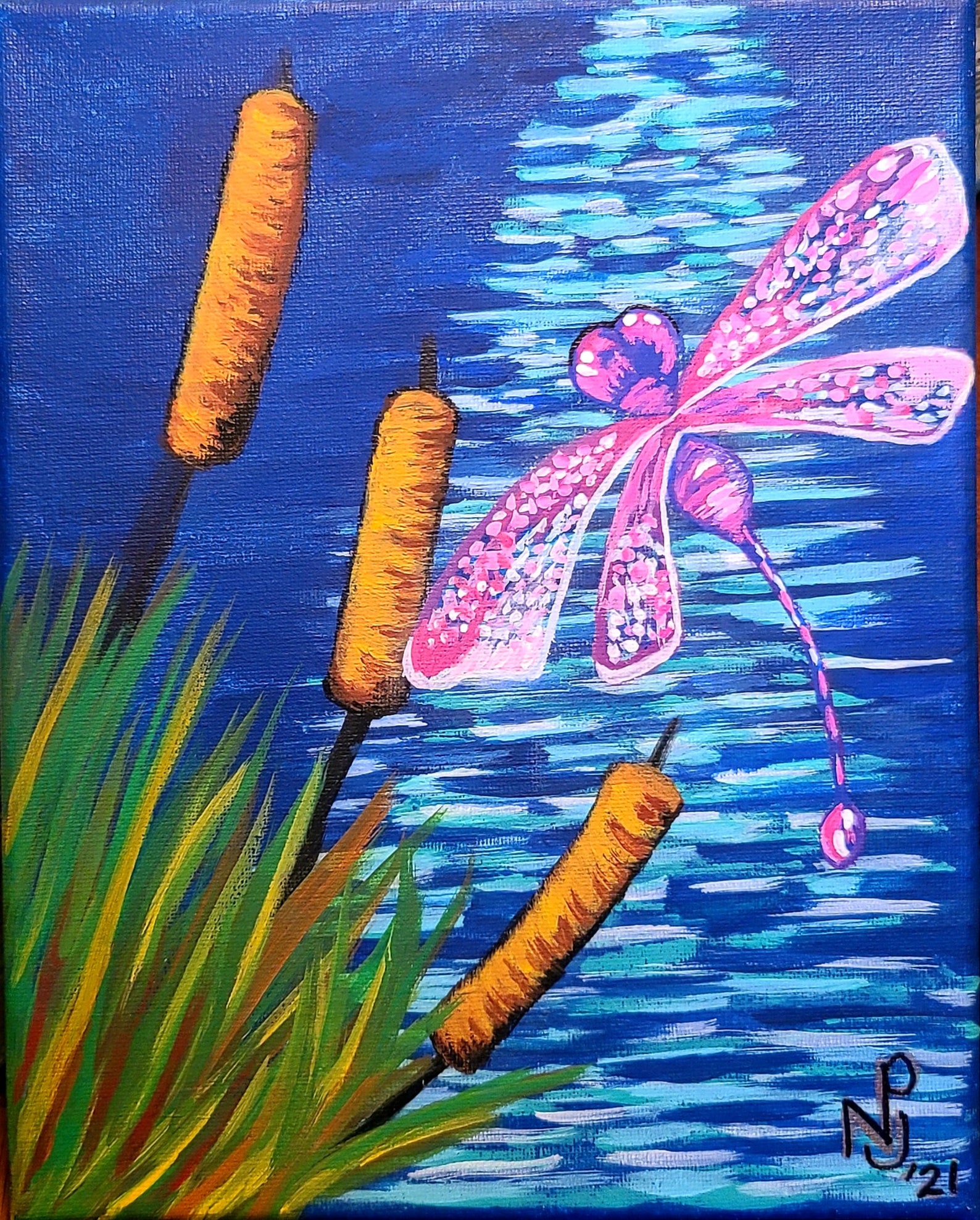 16" X 20" Canvas Acrylic Paintings...various Subjects...just a Sampling ...