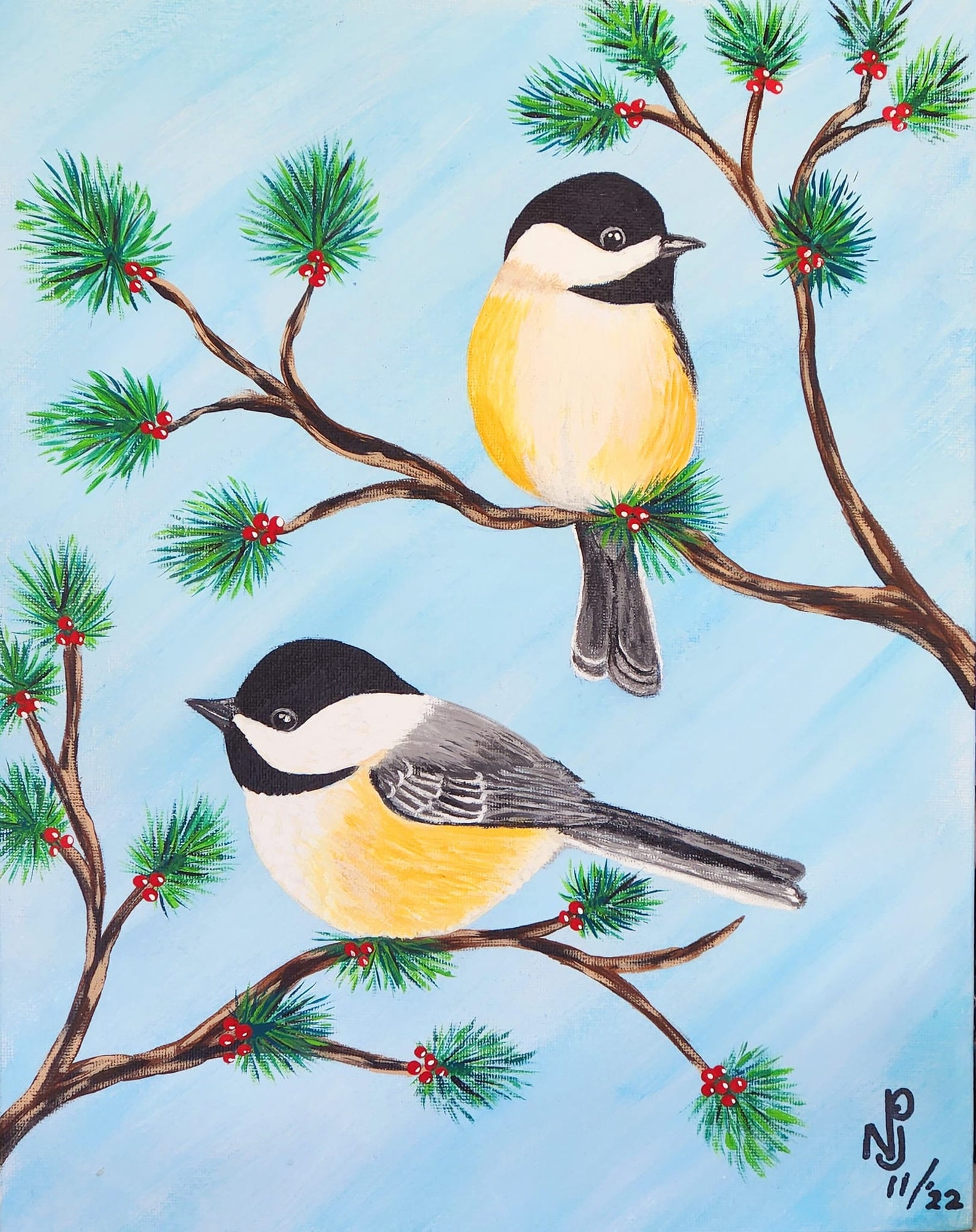16" X 20" Canvas Acrylic Paintings...various Subjects...just a Sampling ...