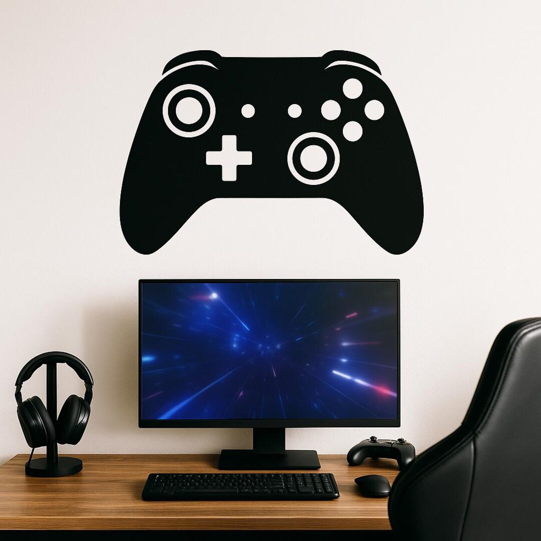 Gaming Controller Decals | Multiple Designs | Choose Size and Color - Etsy