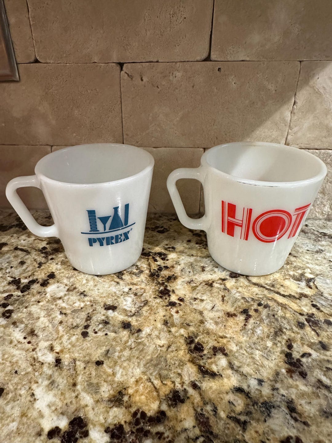 Pyrex Corning Hotware Milk Glass Mugs - Etsy