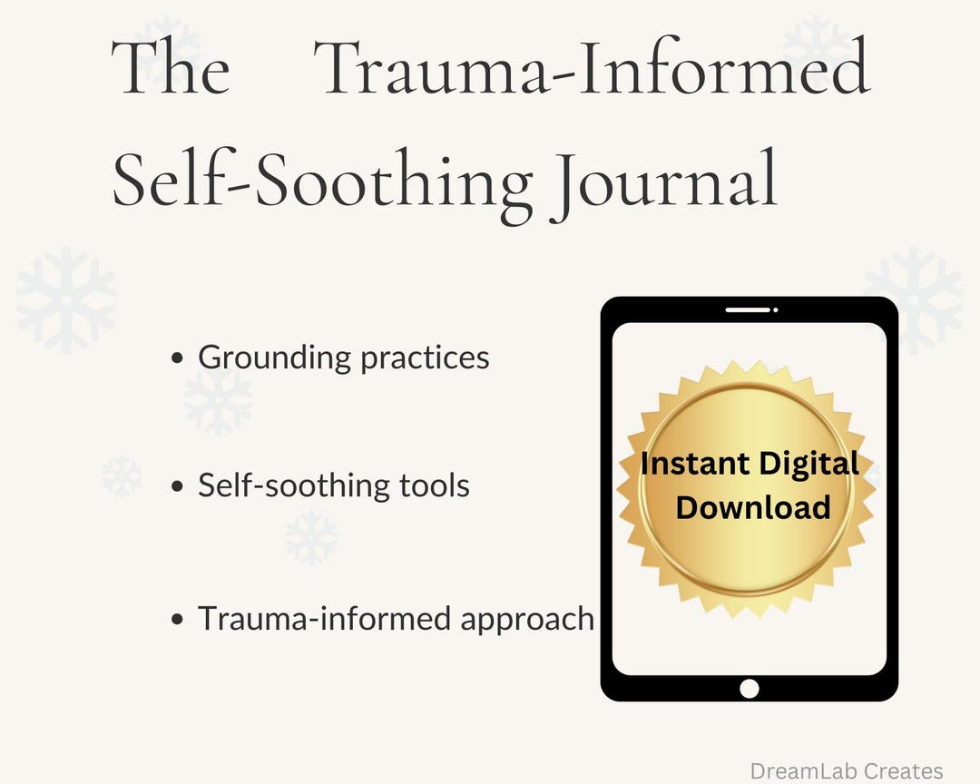 Trauma-informed Self-soothing Journal | Gentle Emotional Regulation ...
