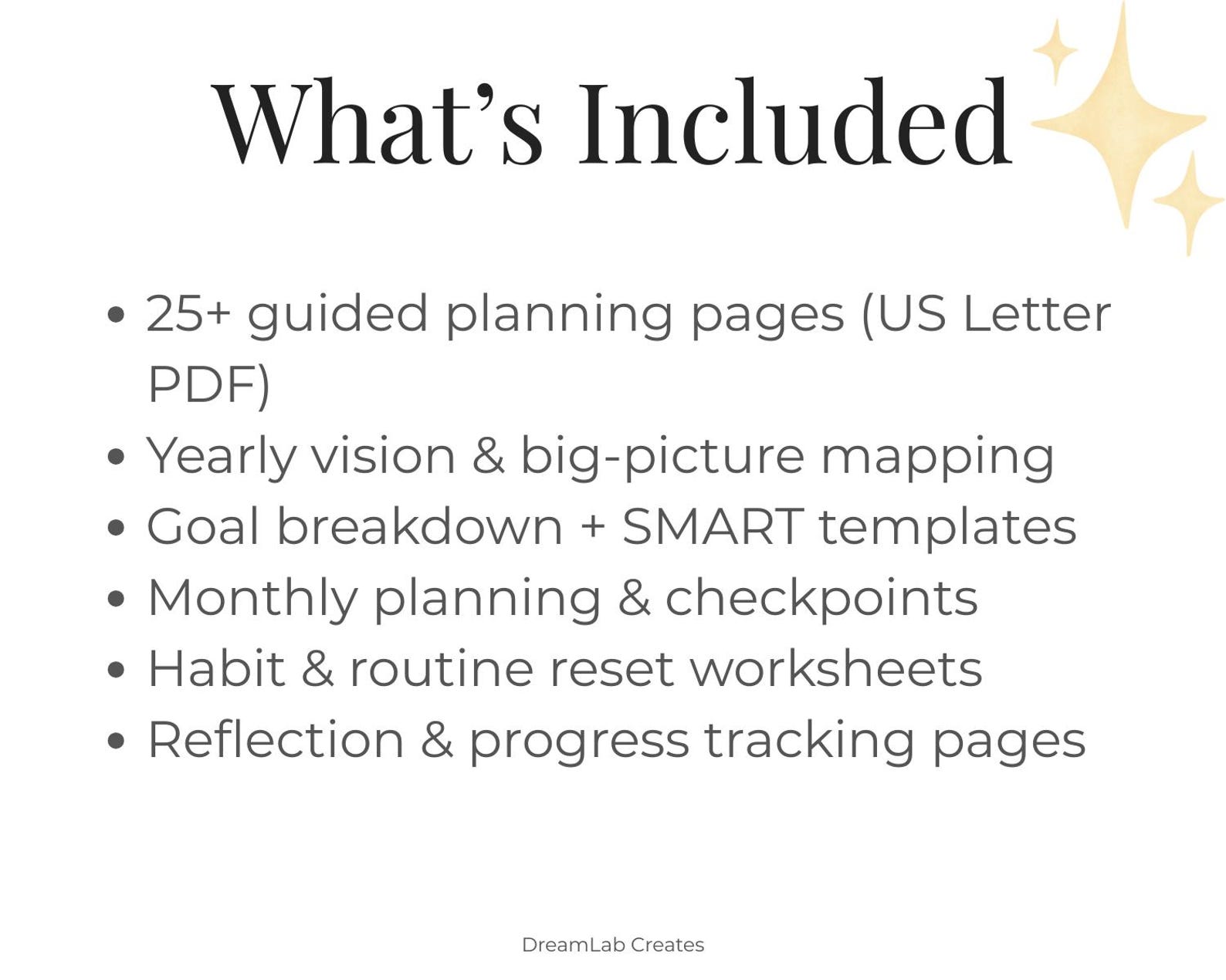 2026 Goal Setting Planner · Annual Goals · Vision Worksheets · Printable PDF - Etsy