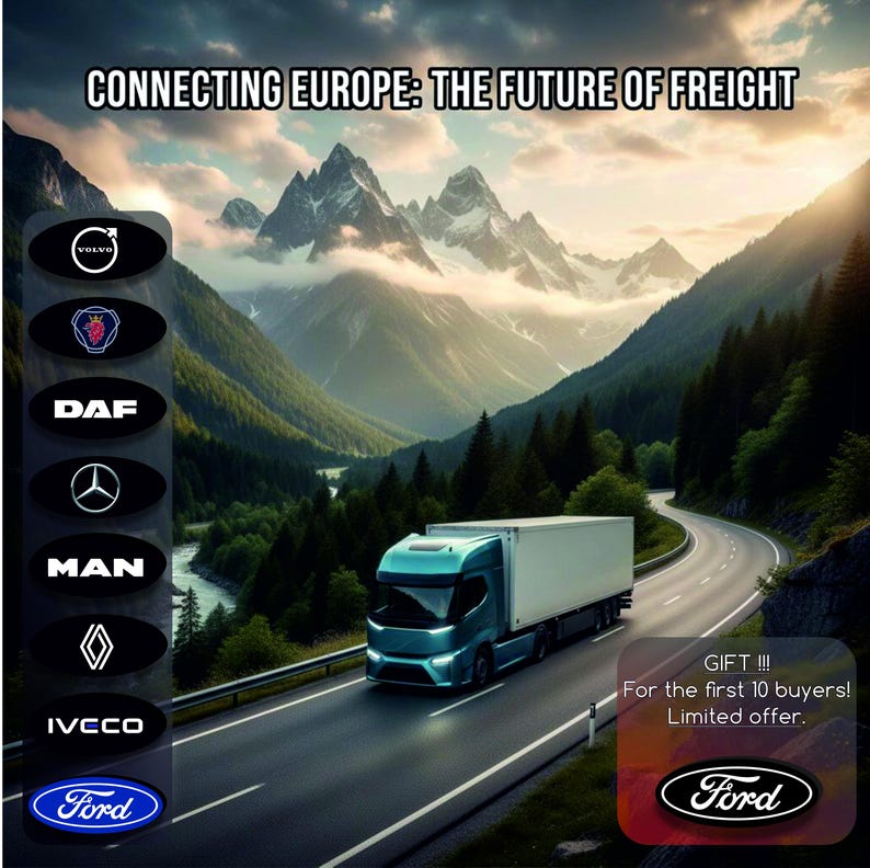 MOZA TSW Truck Wheel Badges | ETS2/ATS Sim Racing Emblems - Etsy