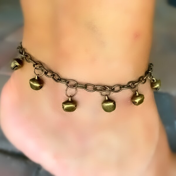 Antique Brass Bell - Etsy