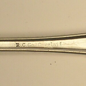 R C Co Tablespoon Serving Spoon in the Lufberry 1915 Pattern | Etsy