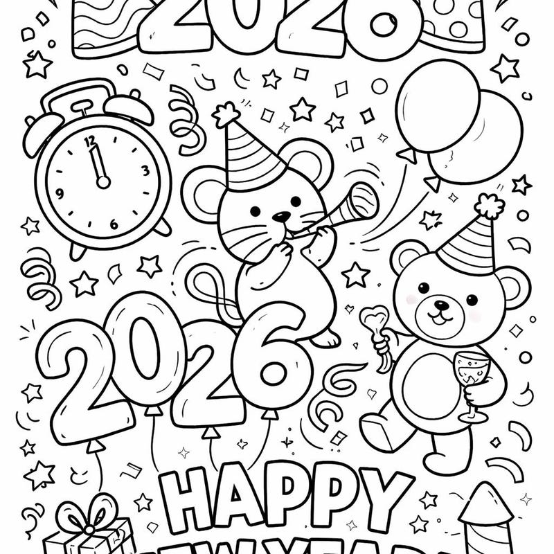 Coloring Pages 2026 - Etsy UK