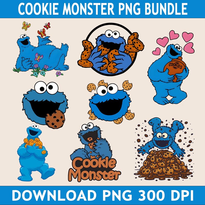 Cookie Monster - Etsy