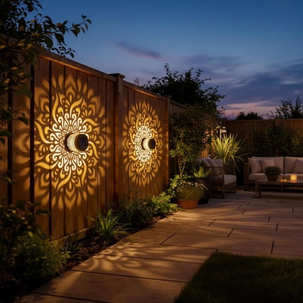 Mandala Solar Lights - Etsy UK