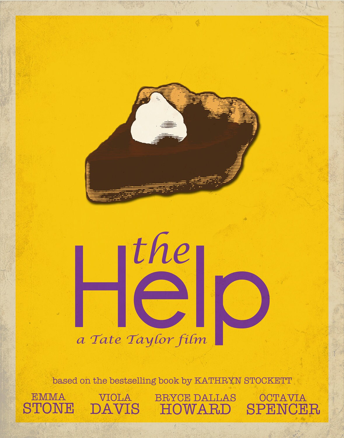 The Help Minimalist Movie Poster / Choose Your Size Wall Art | Etsy