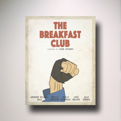 BREAKFAST CLUB Movie Poster Fine Art Print | Etsy