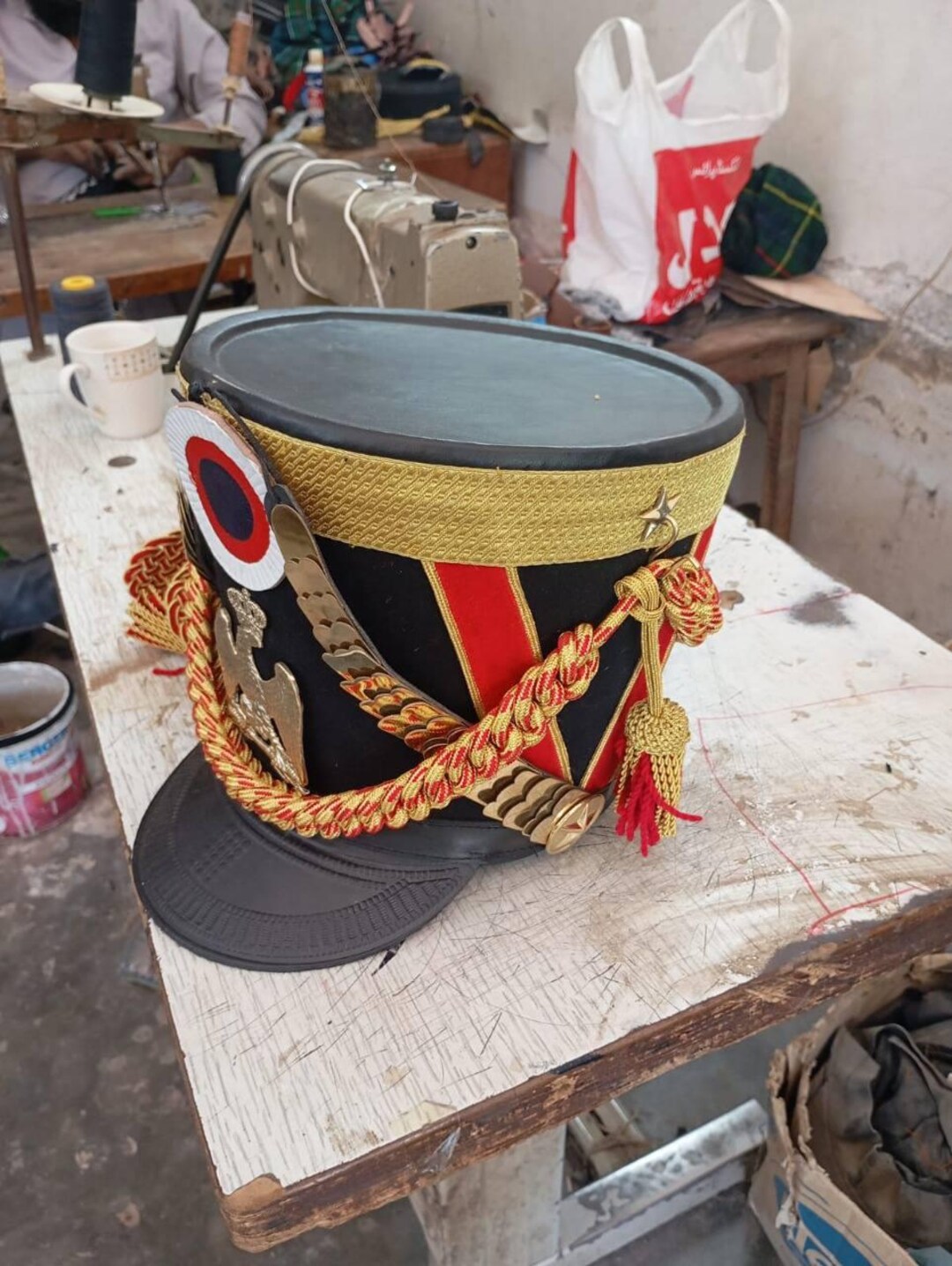 French Napoleonic Army Shako of Young Guard Infantry - Etsy